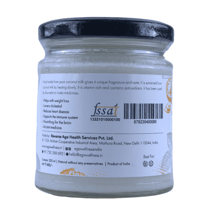 EGA Vedic Virgin Coconut Ghee – EGA Wellness