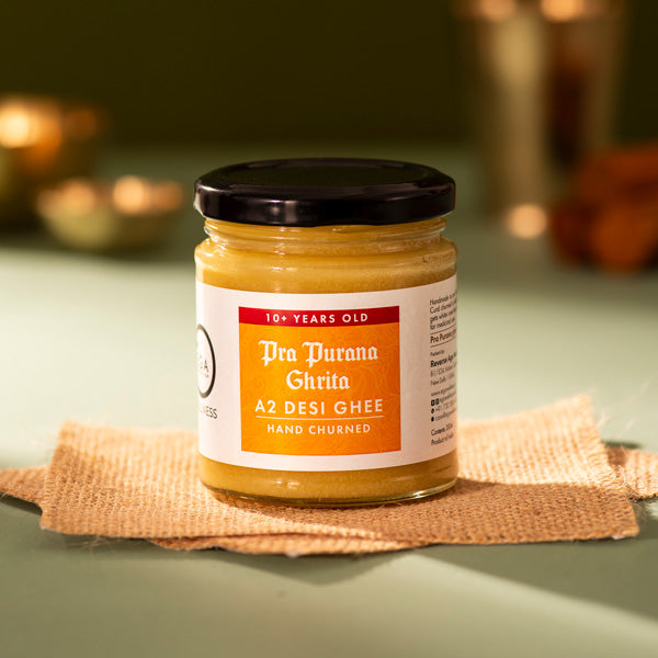 Pra Purana Ghrita Aged Indian Ghee A2 Sattva (10+ years) | EGA – EGA ...